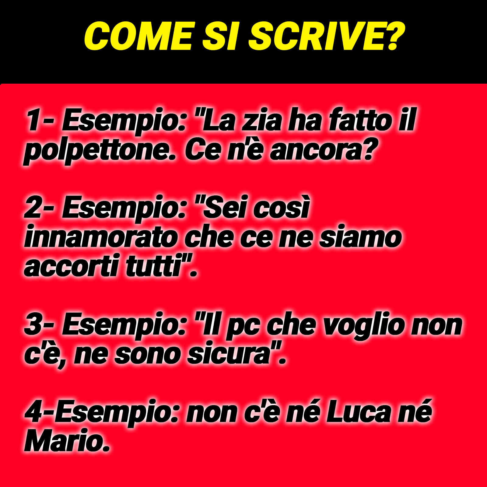 Si scrive ce n'è, c'è ne, oppure c'è né? La risposta ad uno tra i più ...